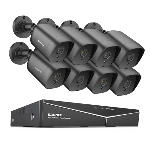 8-Channel 8 Camera 1080p Security Camera System | SANNCE Store